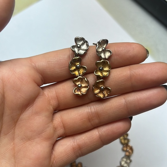 Sigal | Jewelry | Vintage 925 Davis Sigal Multicolor Flower Bracelet 8 ...